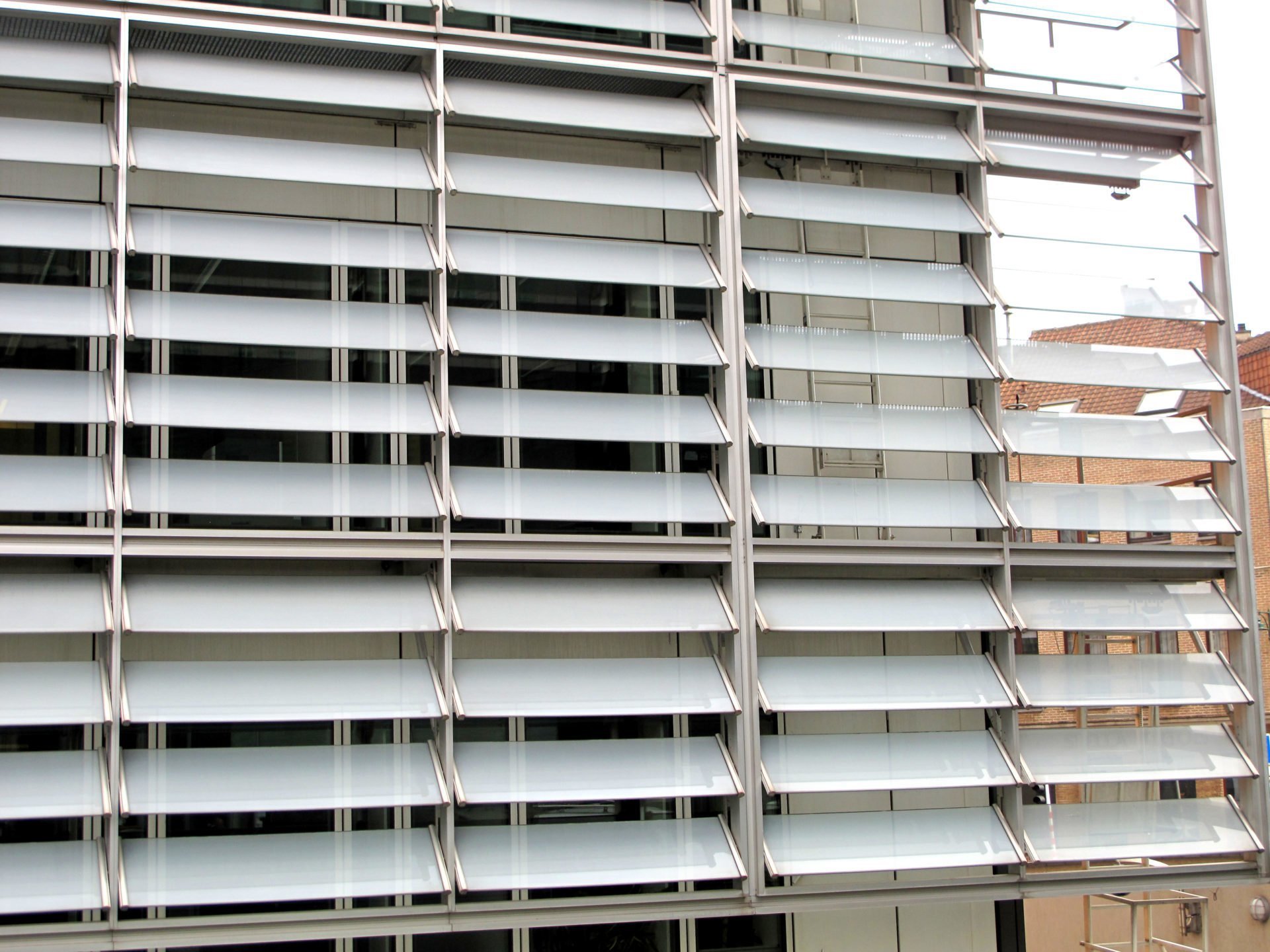 Screen Printed Fritted Glass For Buildings - Contra Vision Ceramic Frit