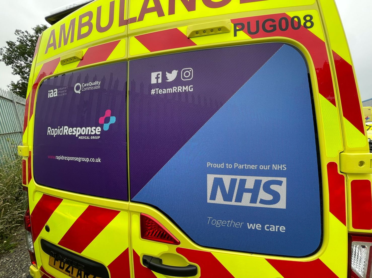 Ambulance wrap - Contra Vision